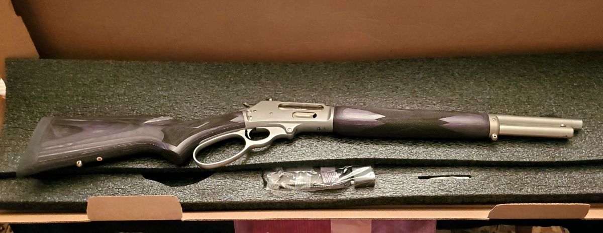 Reeder Custom Guns - 1895 Marlin Trapper arrived today.
